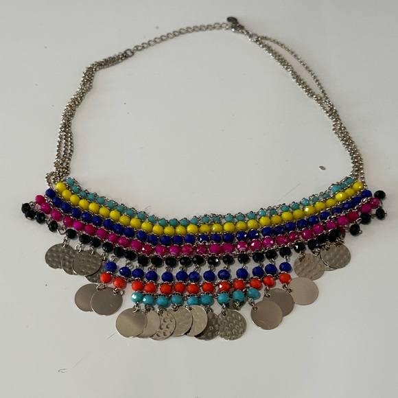 Aldo | Jewelry | Aldo Gold Tone Coin Statement Necklace | Poshmark